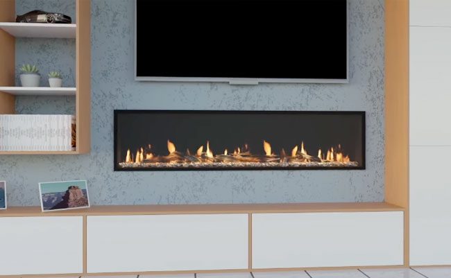 Orion Slim Electric Fireplace - Chantico Fireplaces